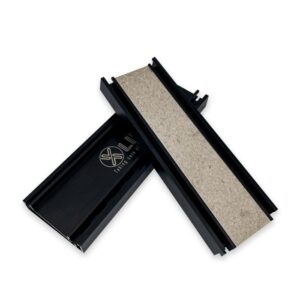 Stillness Linear Tile Insert Drain Black – Xlife